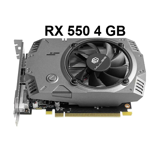 RX 550 4 GB NOVA, LACRADA | Shopee Brasil