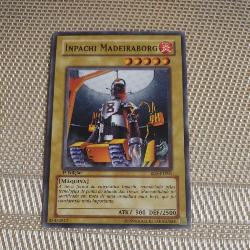Card Inpachi Madeiraborg RDS-PT001 Yu-Gi-Oh TCG Monstro Normal Comum do ...