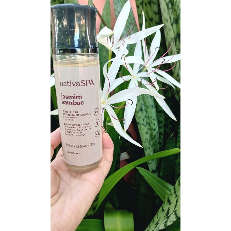 Body Splash Desodorante Colônia Nativa SPA Jasmim Sambac 200ml | Shopee ...