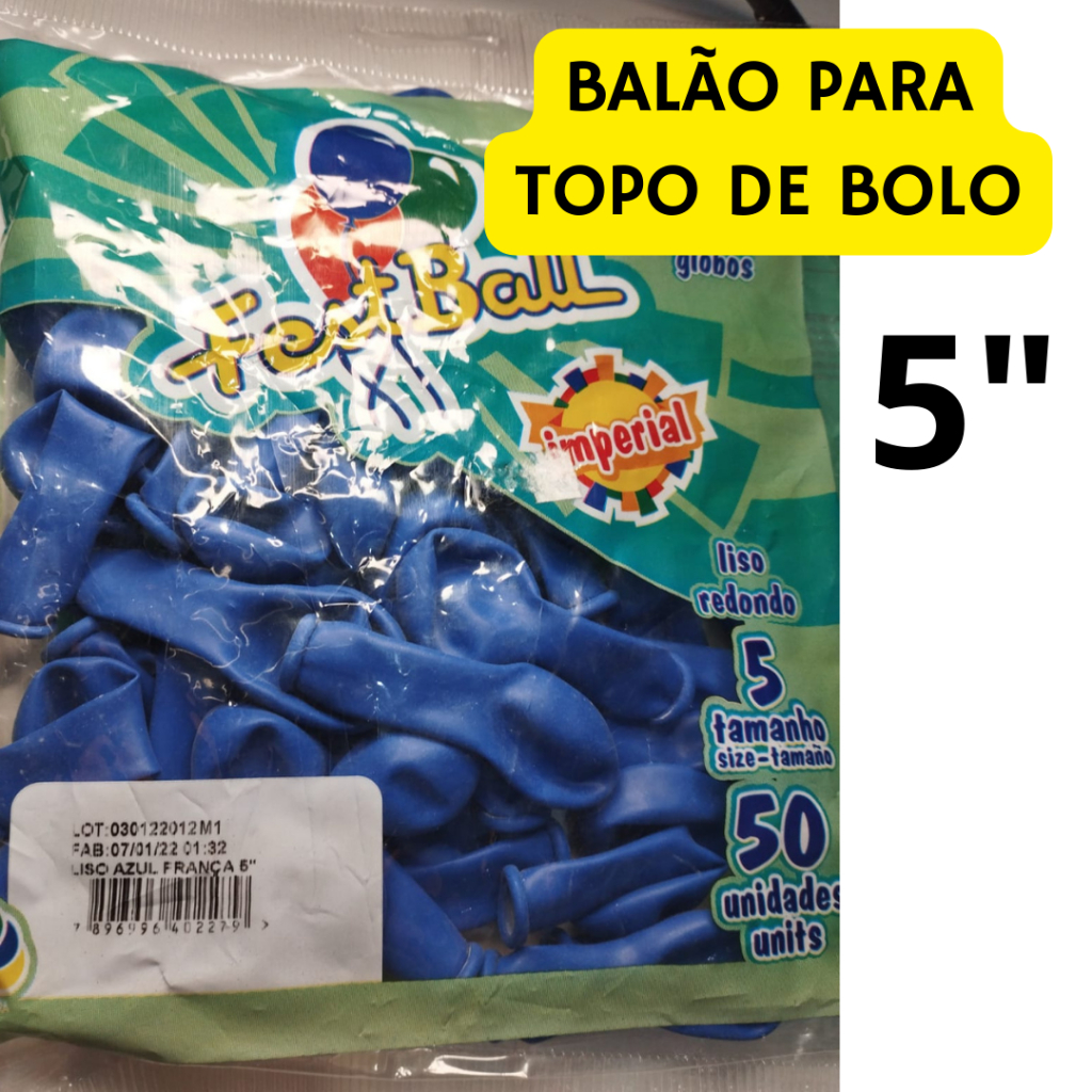 Balões Topo de Bolo Fest Ball Nº5 - Aniversário - Decoração de Festas ...