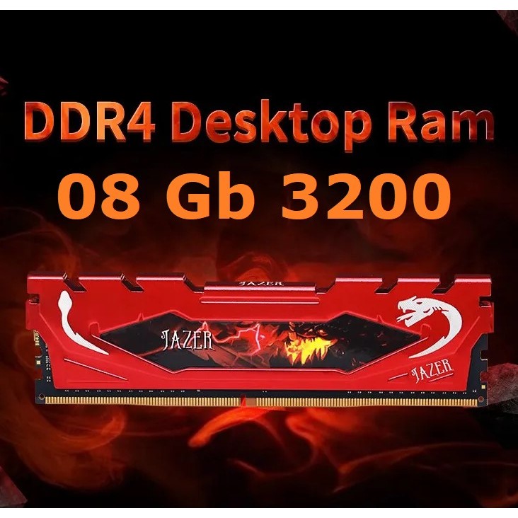 Memória Ram JAZER Ddr4 8g 3200mhz | Shopee Brasil