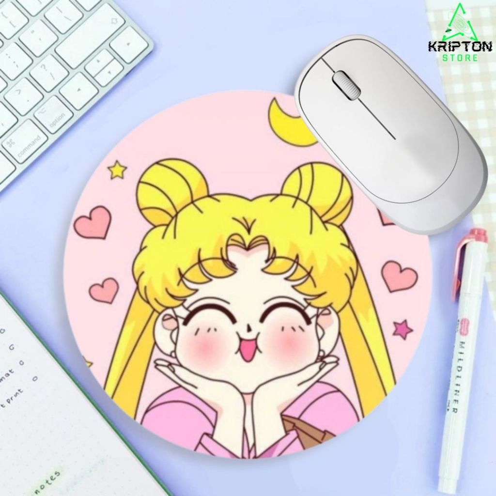 Mouse Pad Sailor Moon Kawaii Shopee Brasil