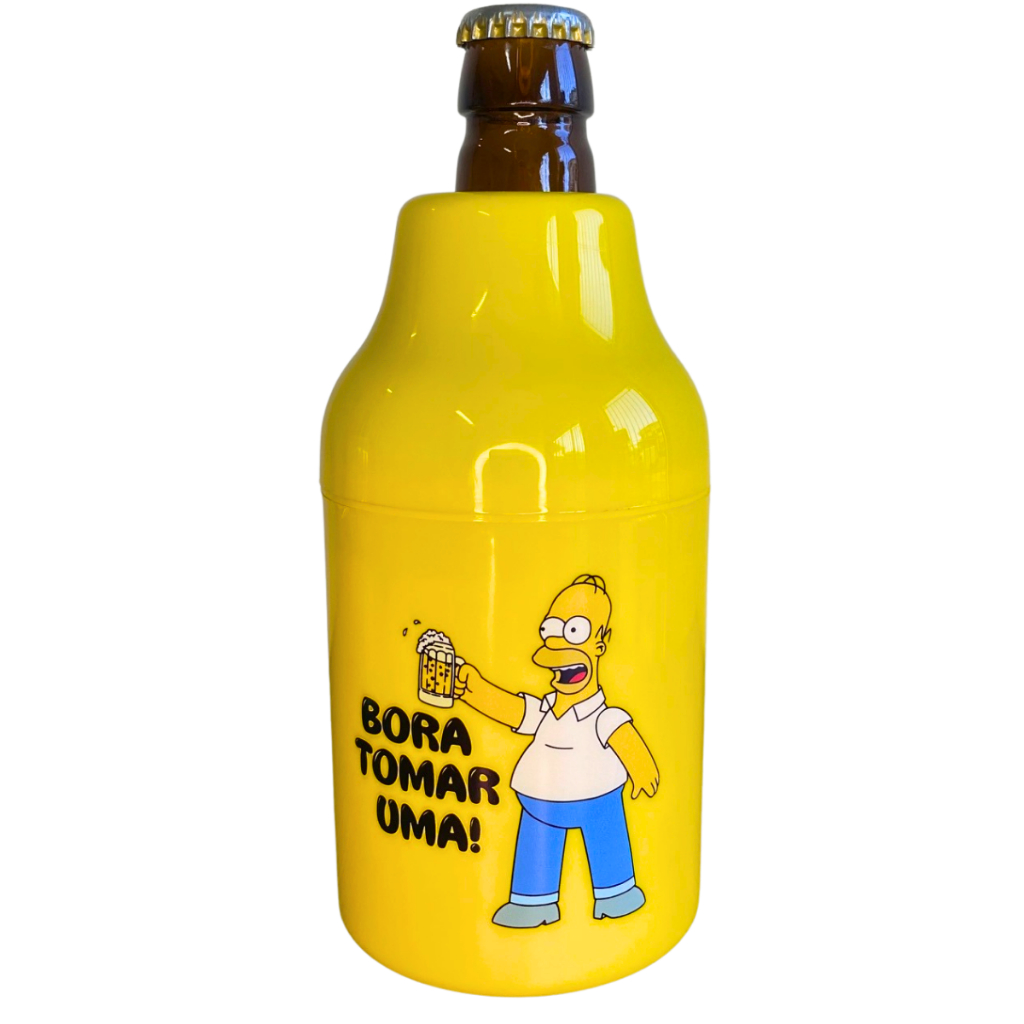 Porta Litrinho Garrafa 300ml Suporte Cerveja Lata 350ml Térmico Long ...