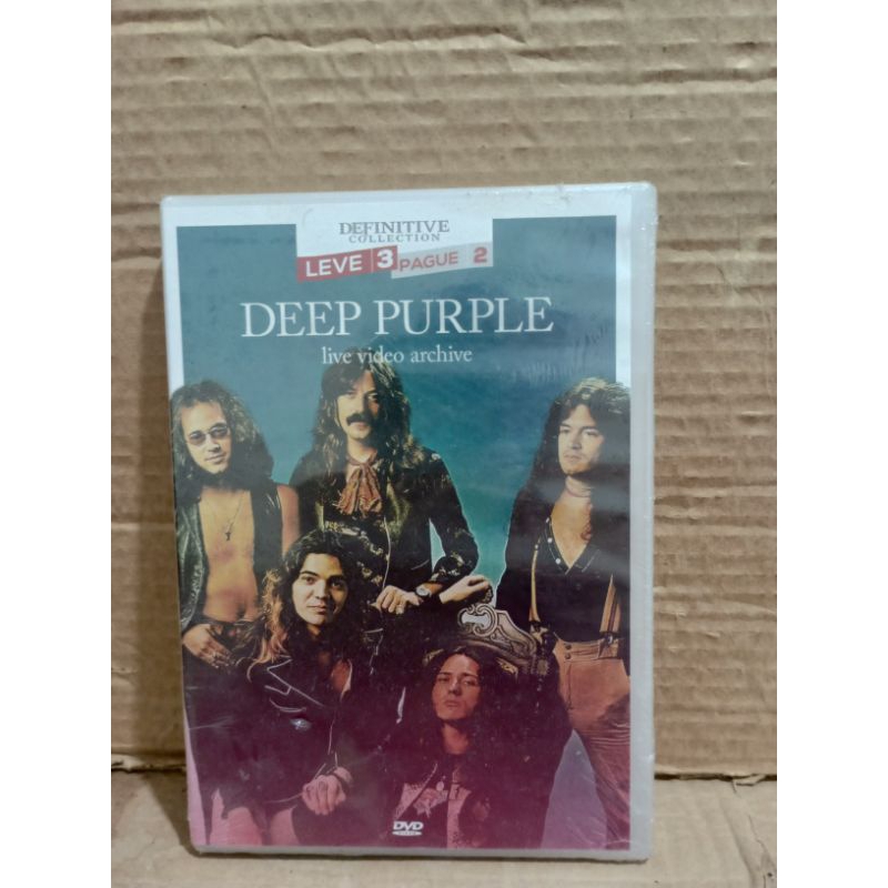 DVD DEEP PURPLE- LIVE VIDEO ARCHIVE (ORIGINAL/LACRADO) | Shopee Brasil
