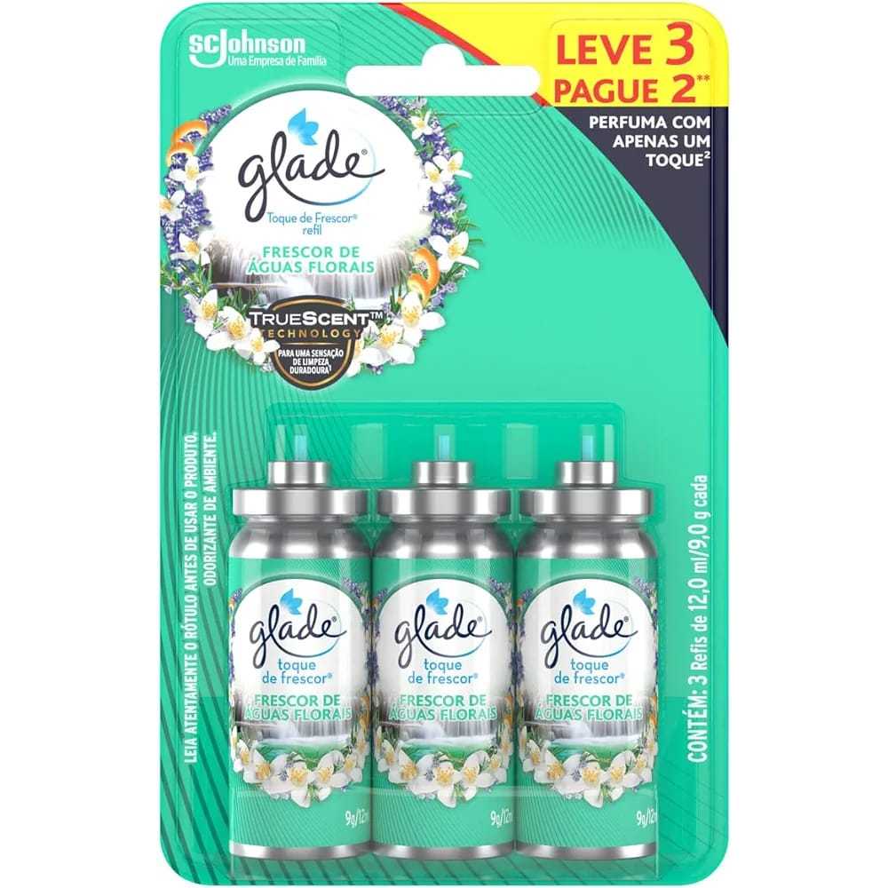 Purificador de Ambiente Spray Glade Refil - Embalagem com 03 unidades ...