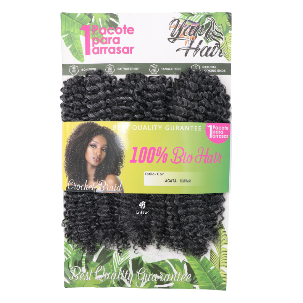 Cabelo Agata Cacheado Bio Fibra Premium Crochet Braids Yan Hair ...