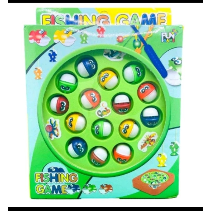 Brinquedo Jogo Infantil Pescaria Pega Peixe Pesca Maluca | Shopee Brasil