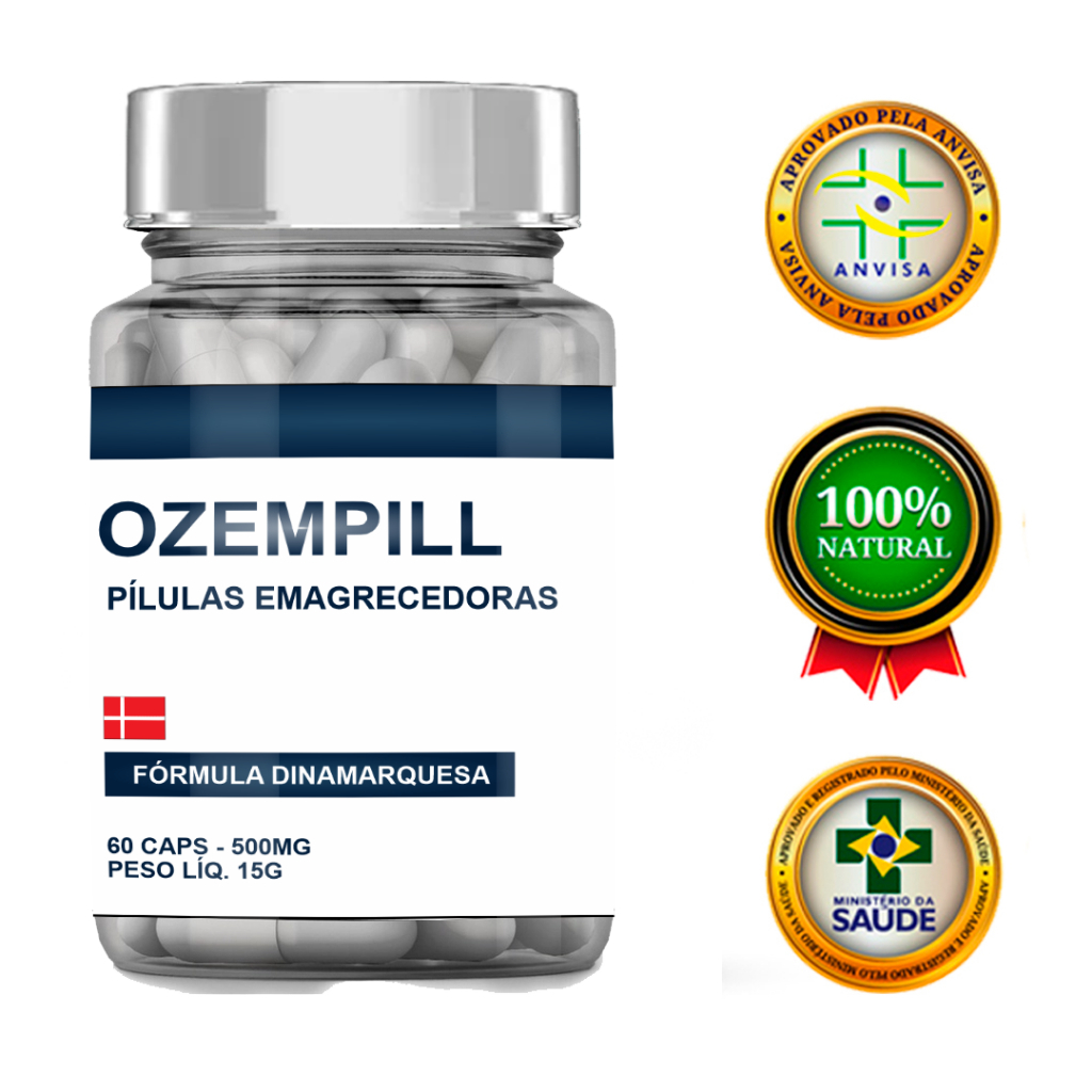 1 Ozempill 60 Cápsulas Natural 100% Original - Promoção Imperdivel ...