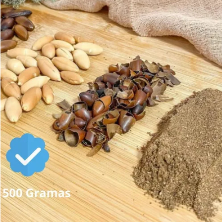 Farinha de semente Baru Torrada 500 g/ Farofa de Castanha de Baru ...