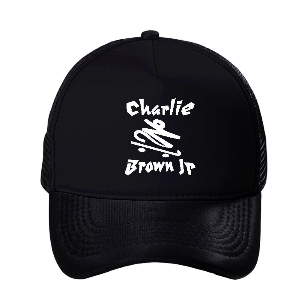 Boné Trucker Telinha Aba Curva Unissex charlie brown jr rock. | Shopee ...