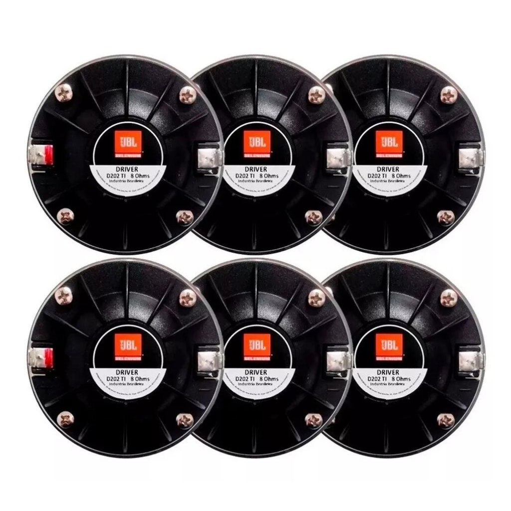 Kit 6 Driver Jbl Selenium D202 Ti Titanium 60W Rms 8 Ohms | Shopee Brasil