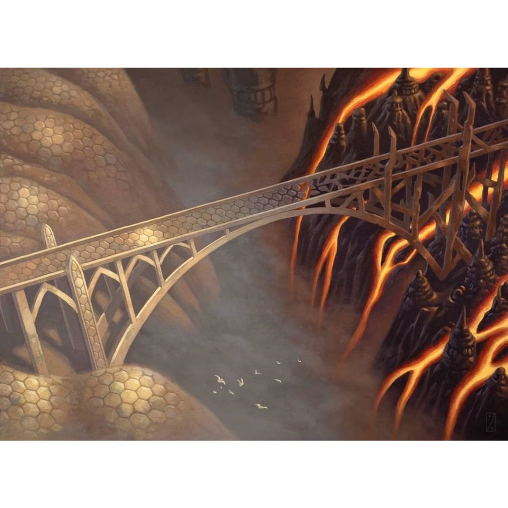 Mouse Pad Gamer Rustvale Bridge Liga Magic (58cm x 30cm) | Shopee Brasil
