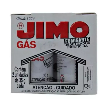 JIMO GAS, FUMIGANTE 2 UND 35g | Shopee Brasil