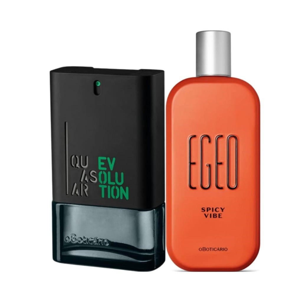 Combo Egeo Spicy Vibe Desodorante Colônia 90ml + Quasar Evolution ...
