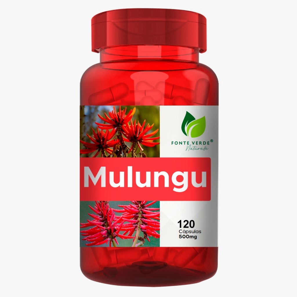Mulungu 500MG 120 Capsulas Fonte Verde | Shopee Brasil