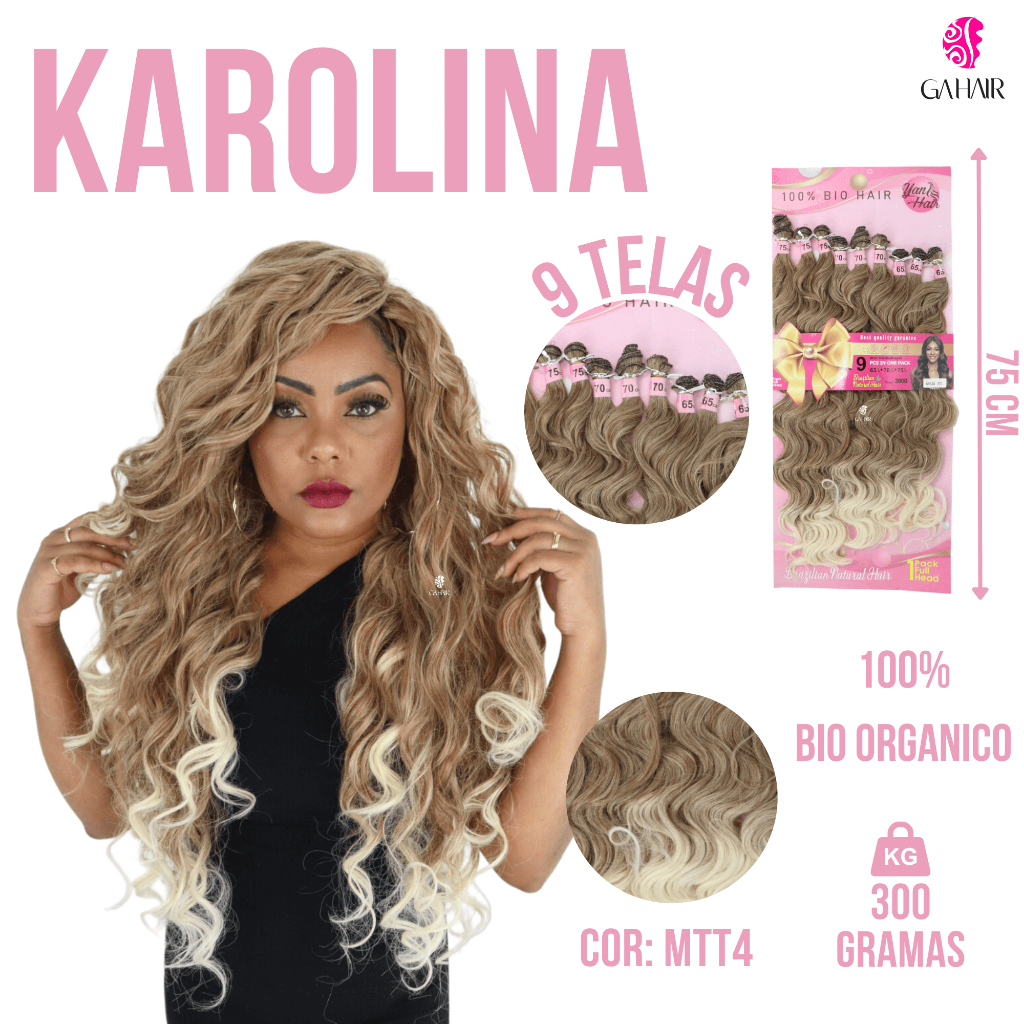 Extensão De Cabelo Bio Organico Liso Ondulado Para Mega Hair Entrelace ...