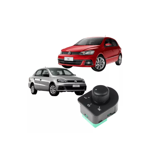 Botao do Retrovisor Elétrico Volkswagen Gol G5 G6 Fox Voyage Saveiro ...
