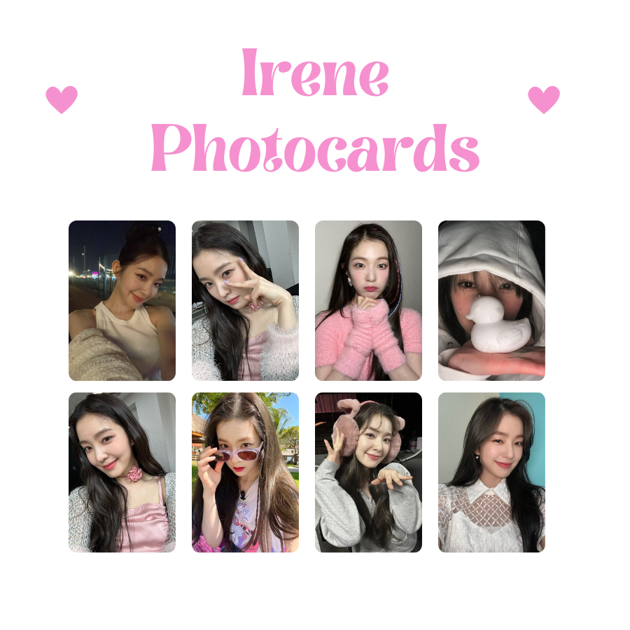 Irene Red Velvet Photocards Fanmade | Shopee Brasil