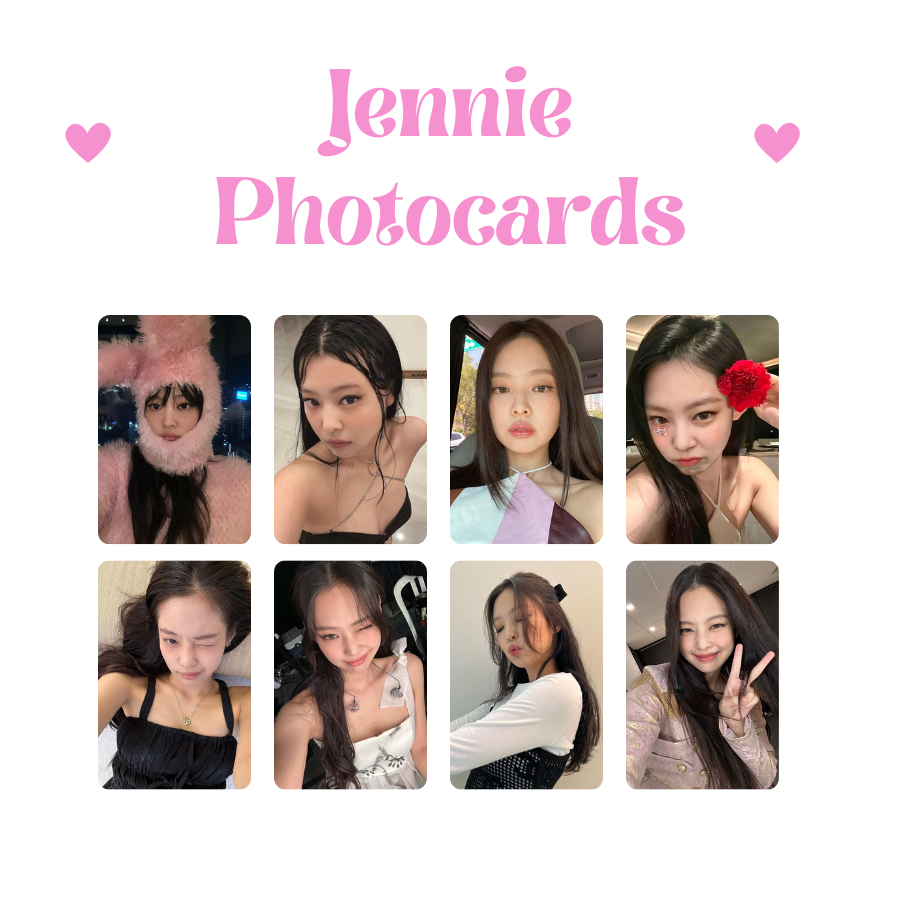 Jennie Blackpink Photocards Fanmade | Shopee Brasil