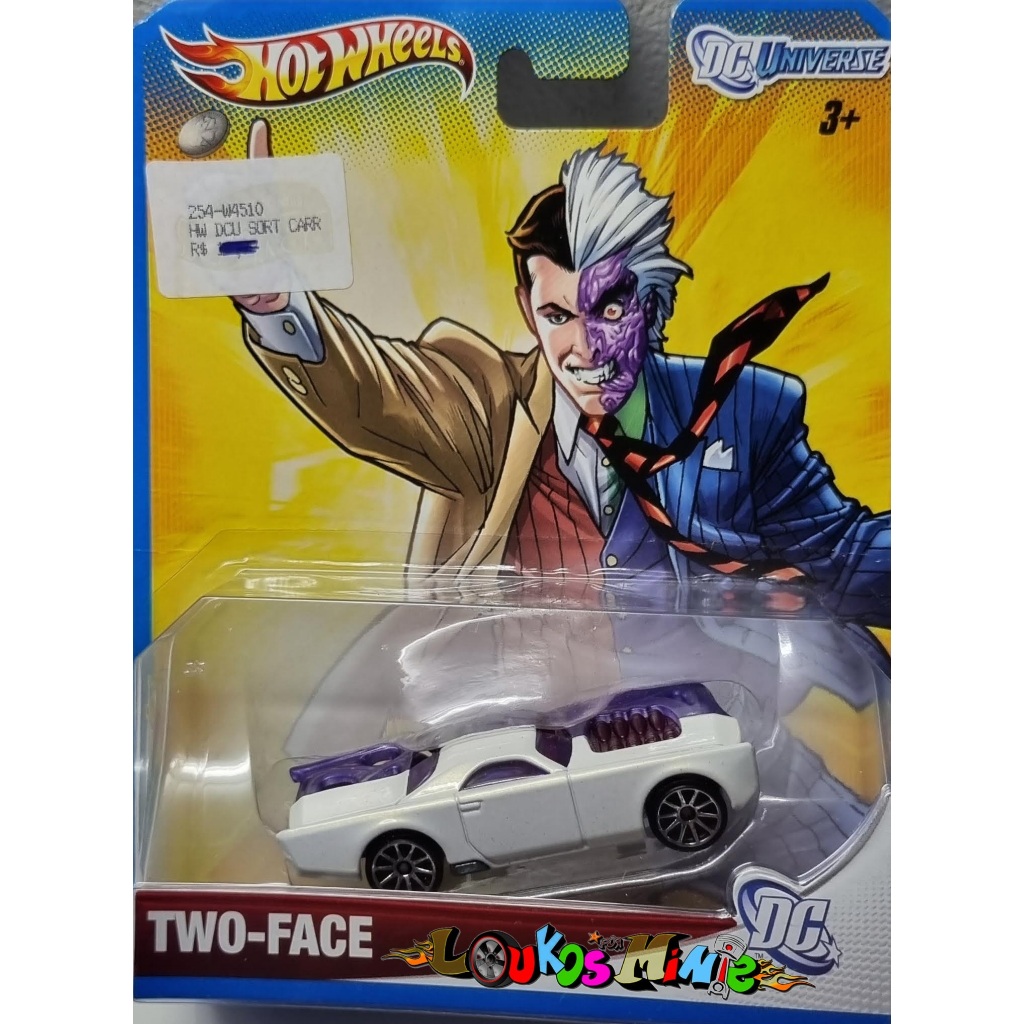 Hot Wheels Two-Face Duas-Caras DC Universe 2012 Lacrado | Shopee Brasil