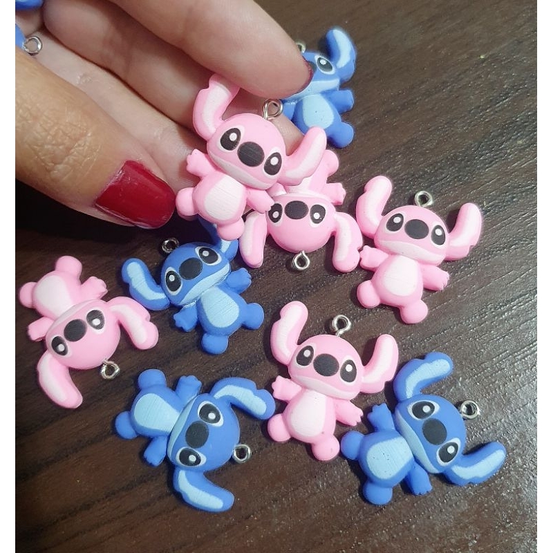 Pingente Stitch Resina 30mm Pacote Com 10 Unidades | Shopee Brasil