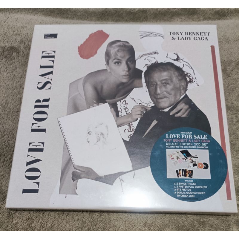 Lady Gaga CD Box Love for Sale + Cheek to Cheek Deluxe - Novo | Shopee ...
