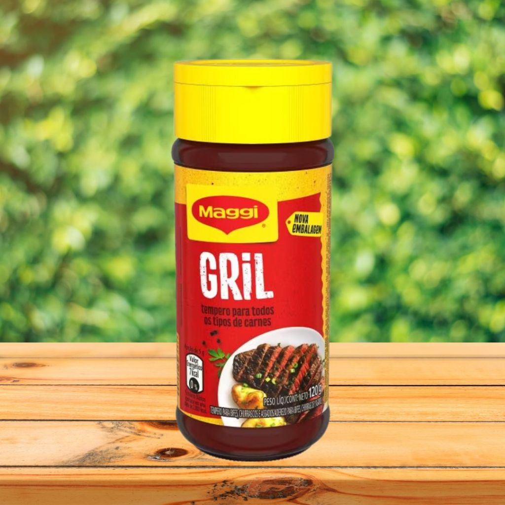 Tempero grill para todo tipo de carne MAGGI Fondor 120g vidro | Shopee ...