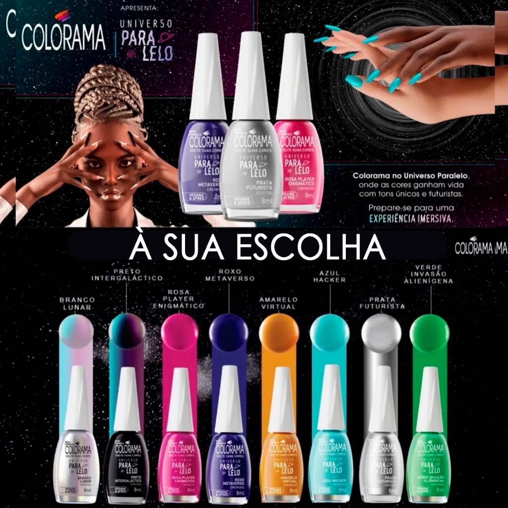 Esmaltes Colorama Universo Paralelo (8 cores kit) | Shopee Brasil