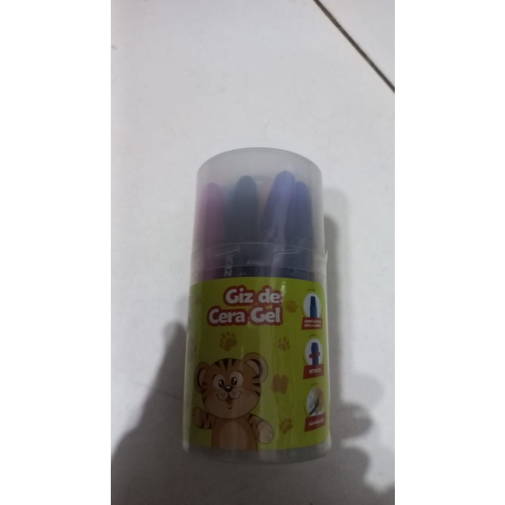 Giz de cera retrátil em gel KAZ Zoo aquarelável | Shopee Brasil