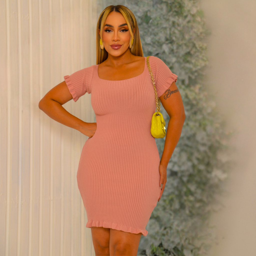 Vestido Modal Line Rose Envio De Hora em Hora. | Shopee Brasil