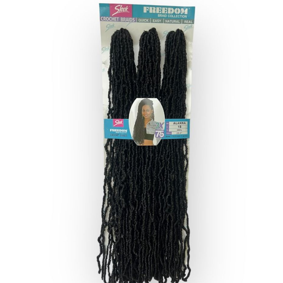 Cabelo Freedom Alanna Crochet Braids SLEEK 380g | Shopee Brasil