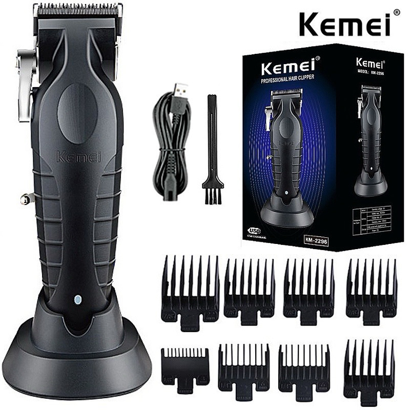 Kemei 2296 Aparador De Cabelo Profissional Fade Men Sem Fio Potente Máquina De Corte ...