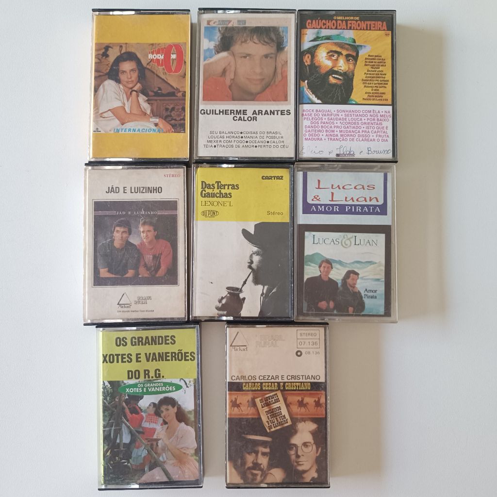 Lote 8 Fitas K7 diversos - Originais (Fita - Cassete) | Shopee Brasil