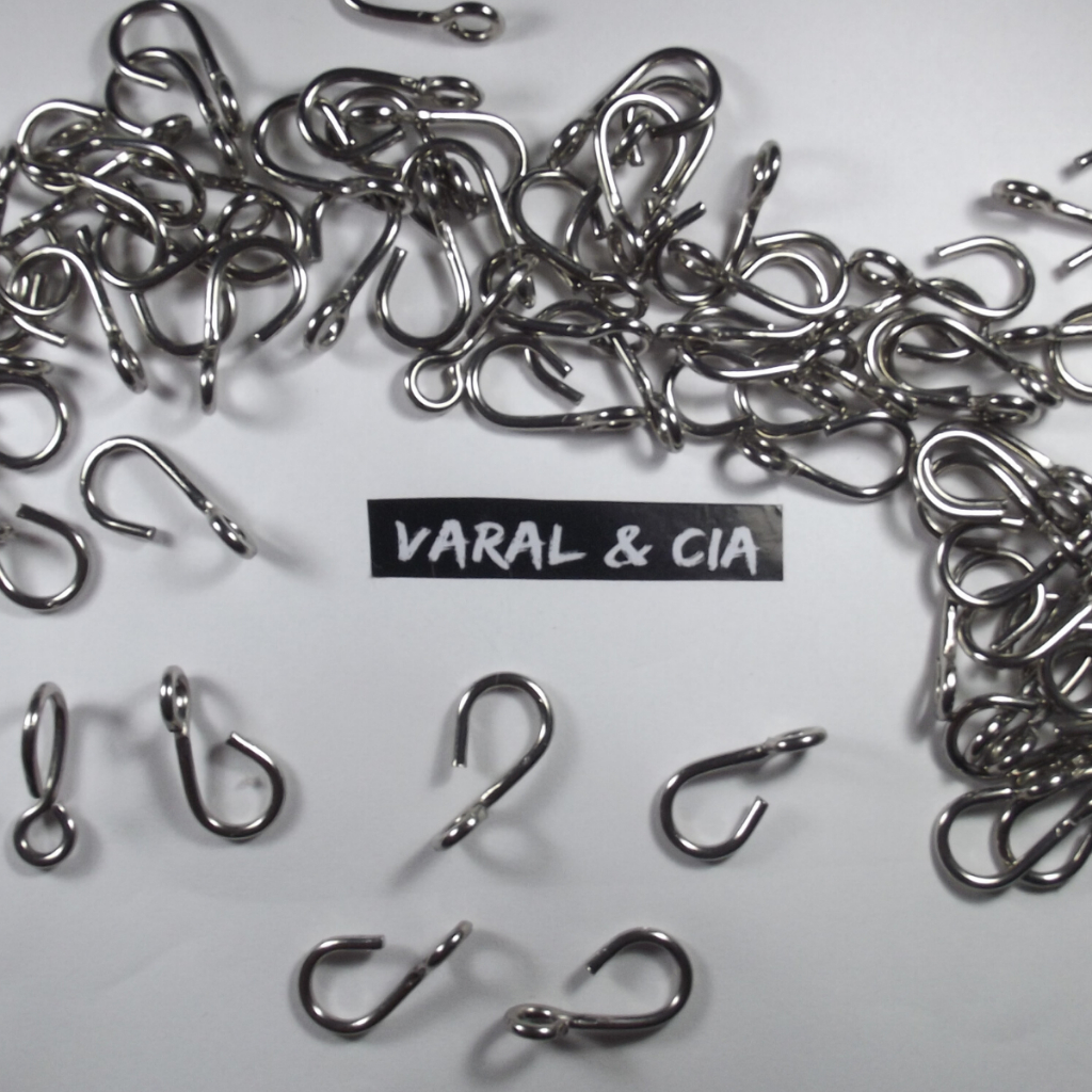 Ganchos Anzol Para Varal Individual E Tradicional com 25, 50 ou 100 ...