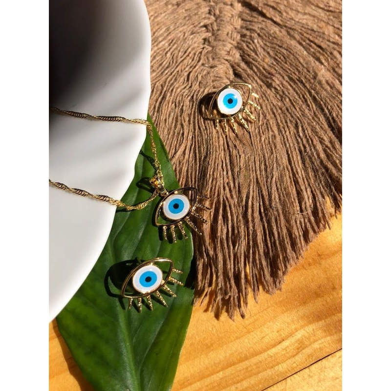 Conjunto olho grego | Shopee Brasil