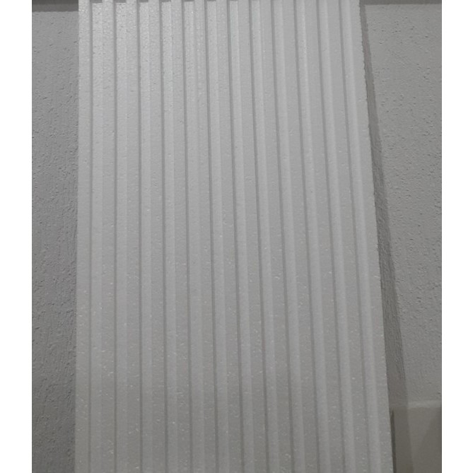 PLACA RIPADA de isopor EPS anti chamas 50 cm de largura 1 metro de ...