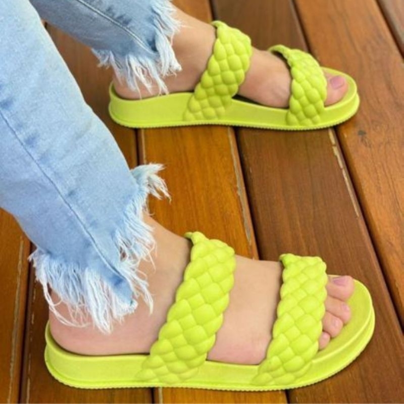 Chinelo Moda Praia Birken Feminino Papete Slide Moda Blogueira ...