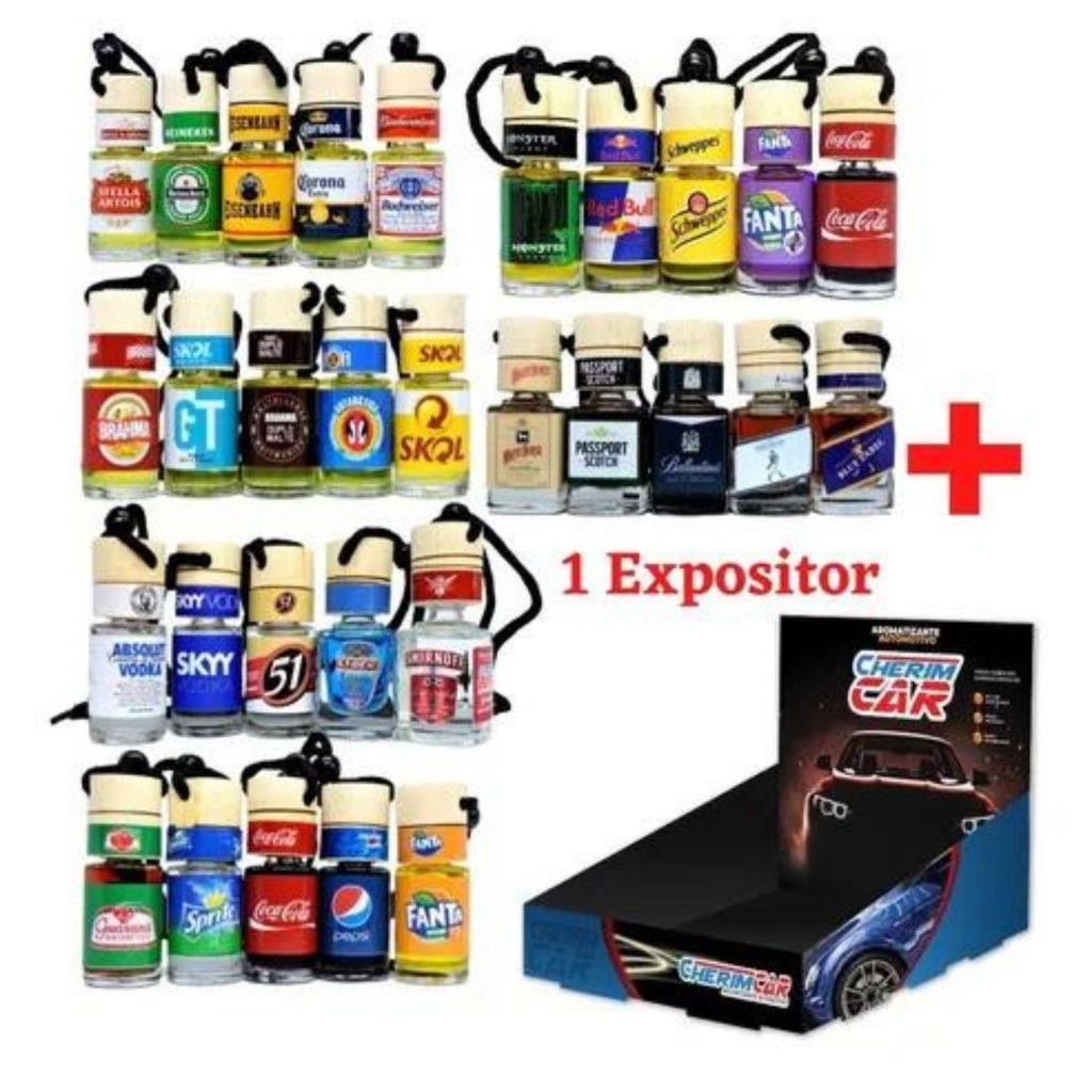 Kit 15 Cheirinho para Carro Aromatizante Automotivo Personalizado - Faz ...