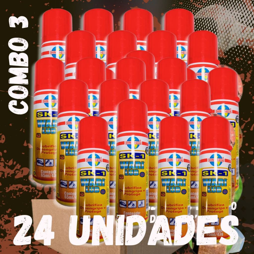 Desengripante Aerosol Chemi Color Spray Wari Lub Caixa Unidades 65ml ou ...