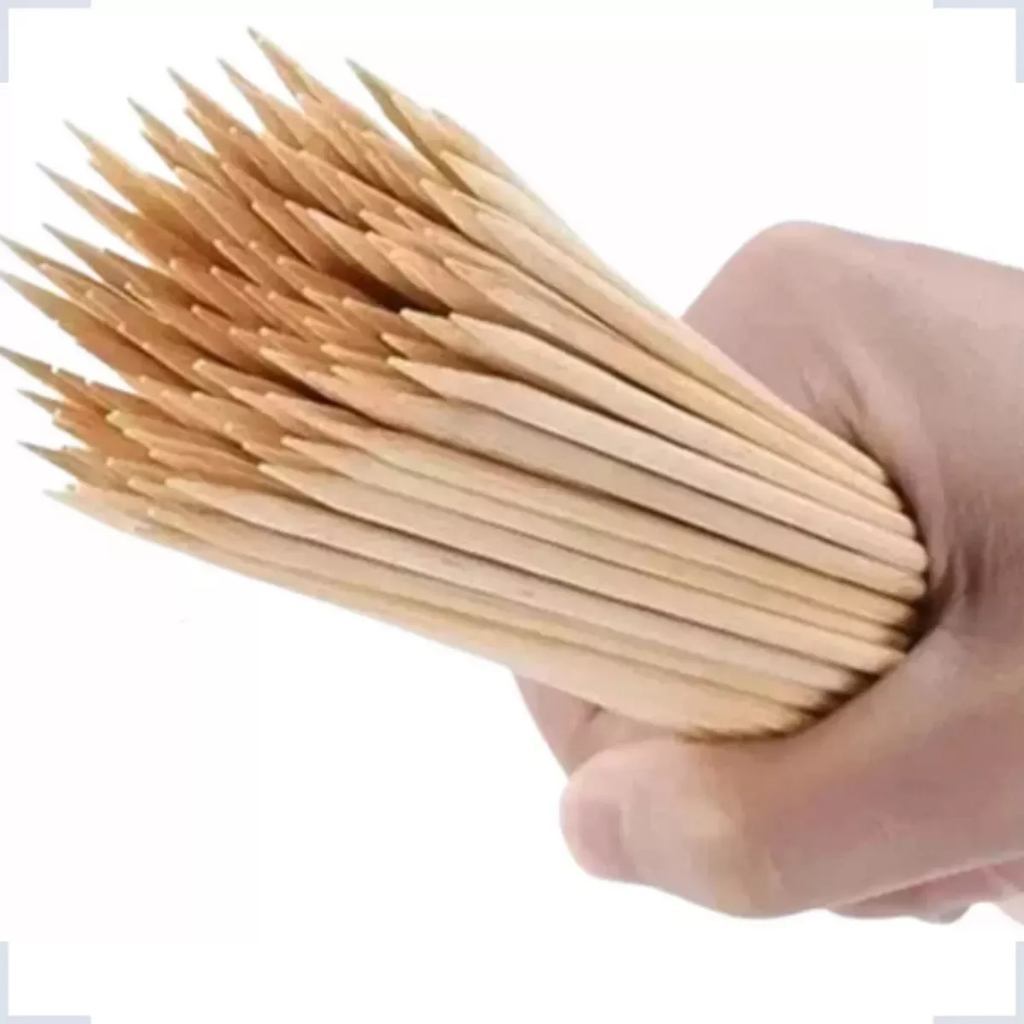 Palito Espeto Bambu P/ Churrasco 30cm - 50 Espetos | Shopee Brasil