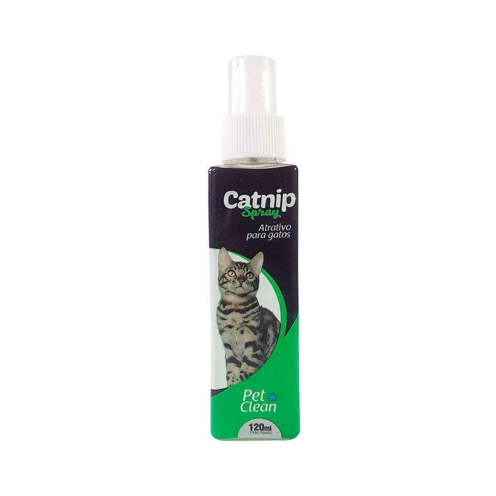 Catnip Erva Gateira Spray Atrativo Para Gato Pet Clean 120ml | Shopee ...