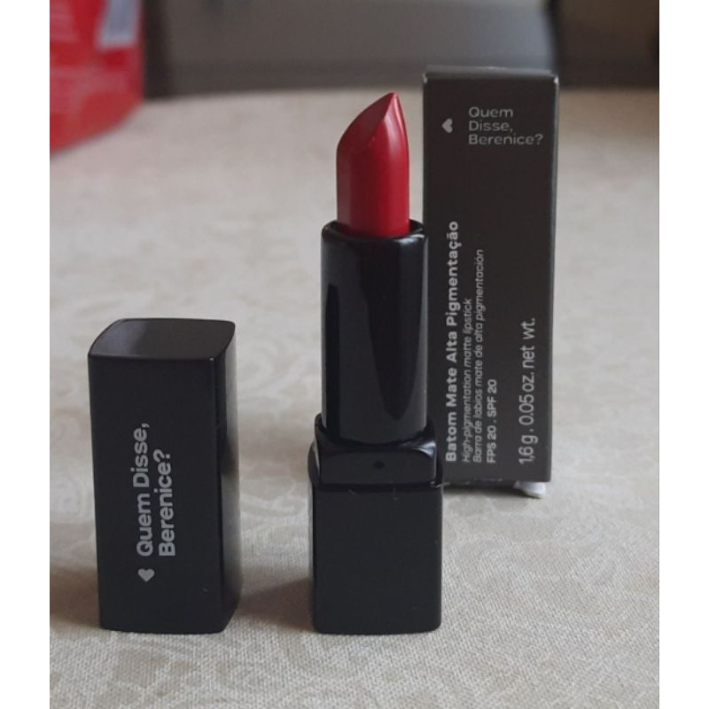 Mini Batom Mate Vermelho Vermemor Alta Pigmentação - 1,6g - Quem Disse ...