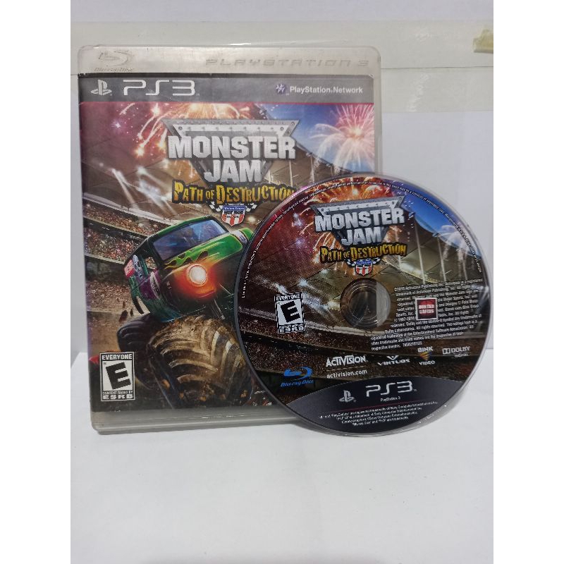 monster jam PS3 mídia física | Shopee Brasil