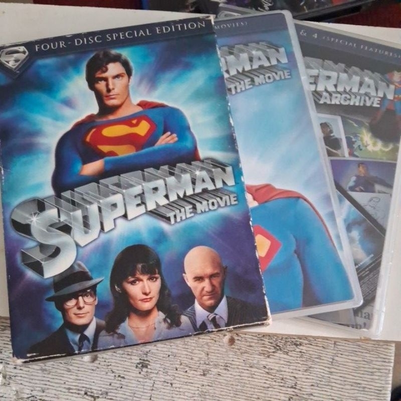 DVDS Superman The Movie 4 Discos Special Edition Importado. | Shopee Brasil