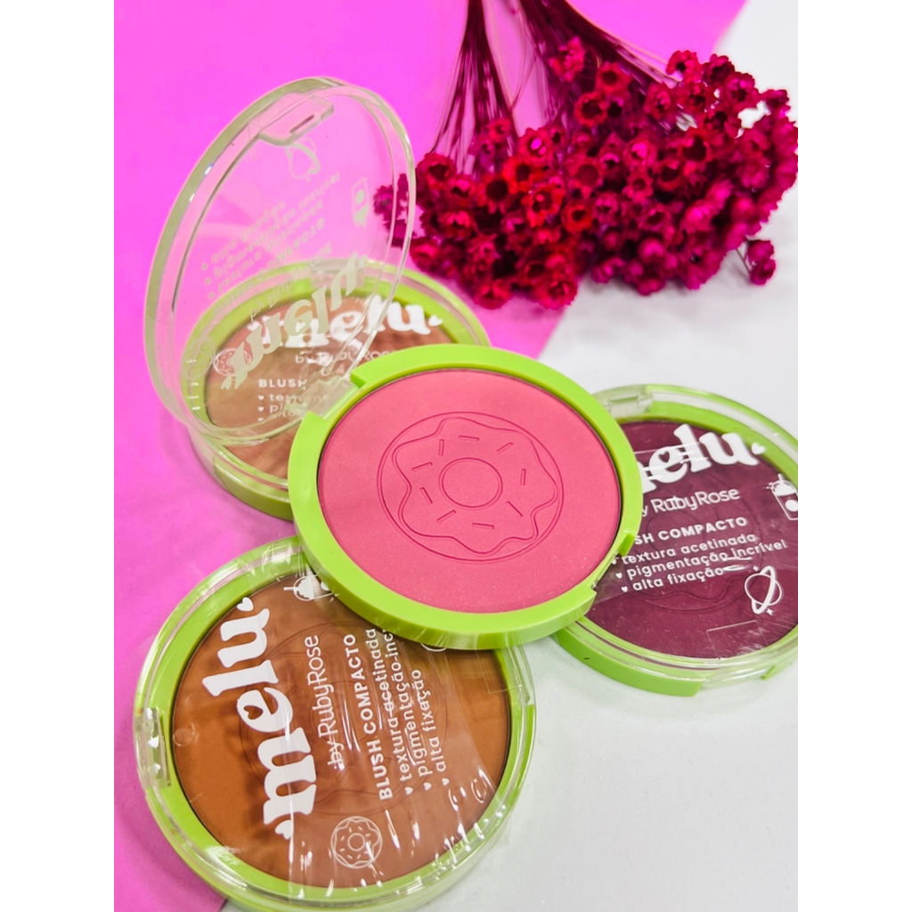 Blush Compacto - Melu | Shopee Brasil