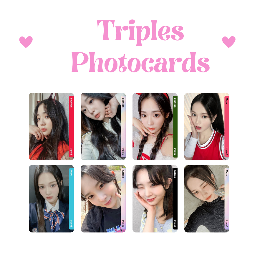 TripleS Photocards Fanmade | Shopee Brasil