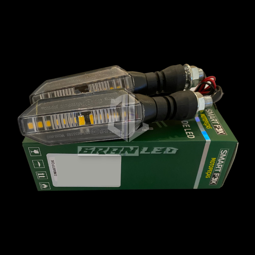 Kit 2/4 Piscas Led Modelo Twister - Universal Sequencial | Shopee Brasil