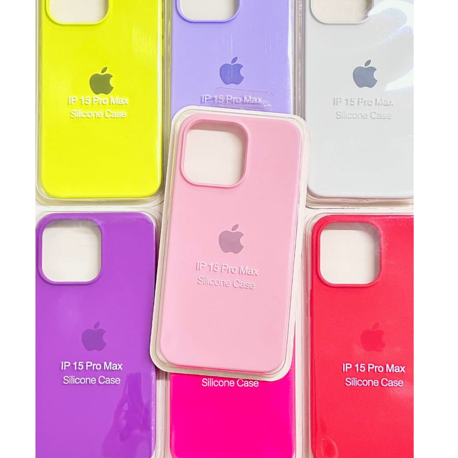 Capa Case Capinha Silicone Aveludado iPhone 15 PRO/15 PRO MAX | Shopee ...