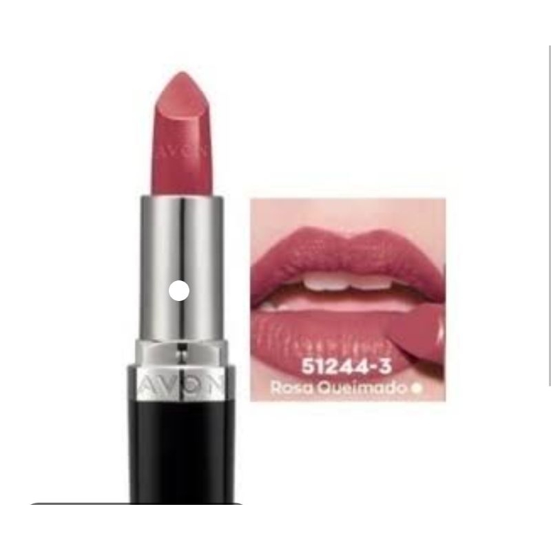 Batom ultra cremoso Avon rosa queimado | Shopee Brasil