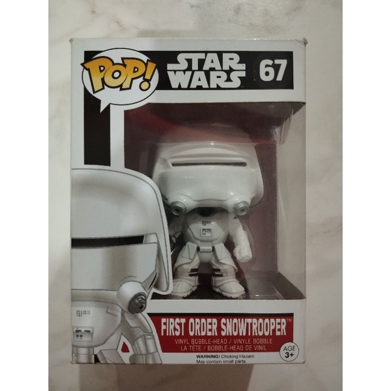 Funko Pop Snowtrooper First Order 67 - Star Wars | Shopee Brasil